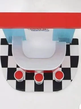 lit novelyty figural | Accents | Red Retro Jukebox And Diner Playset ...